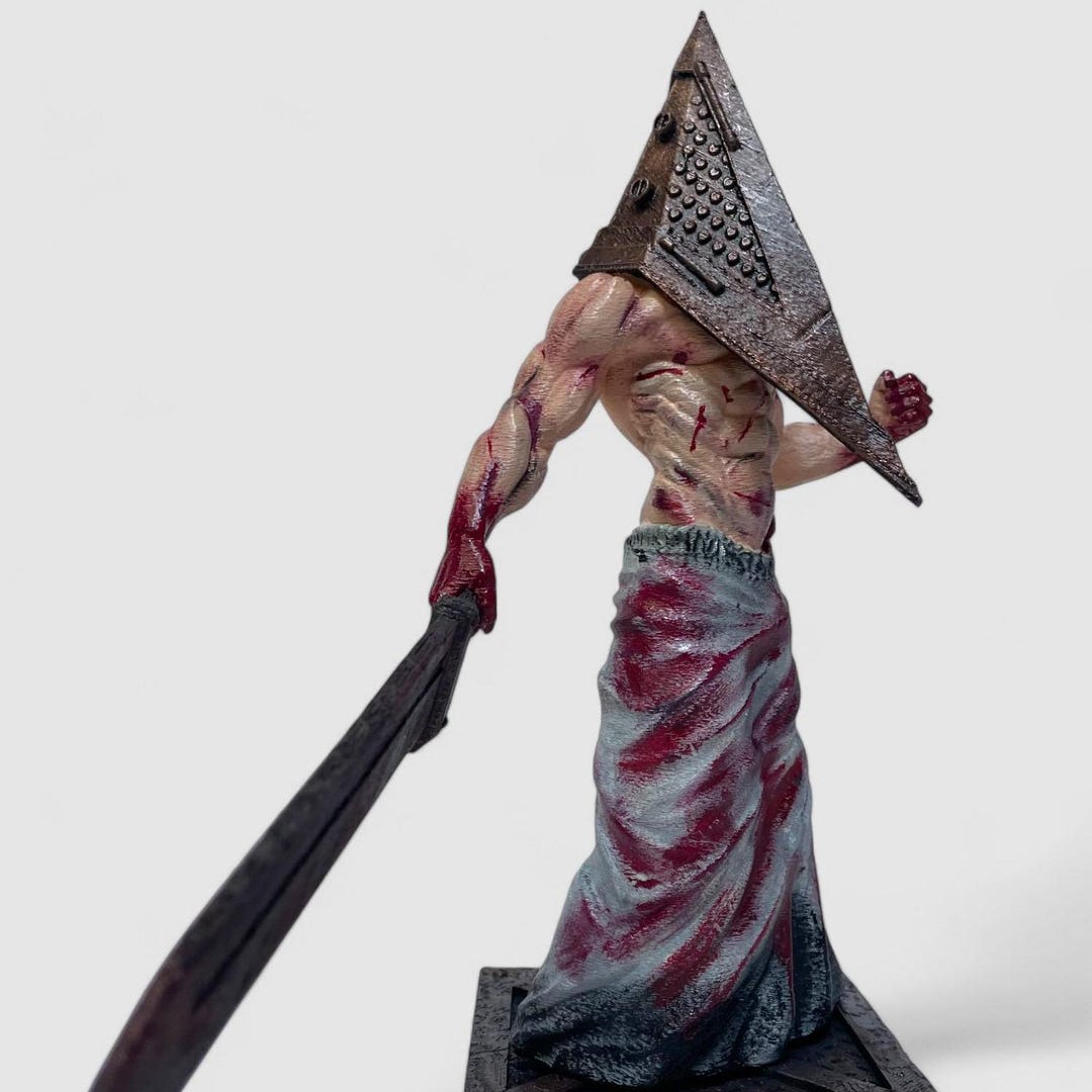 Pyramid Head From Silent Hill Statue Figure Horror Gift Horror Decor ...