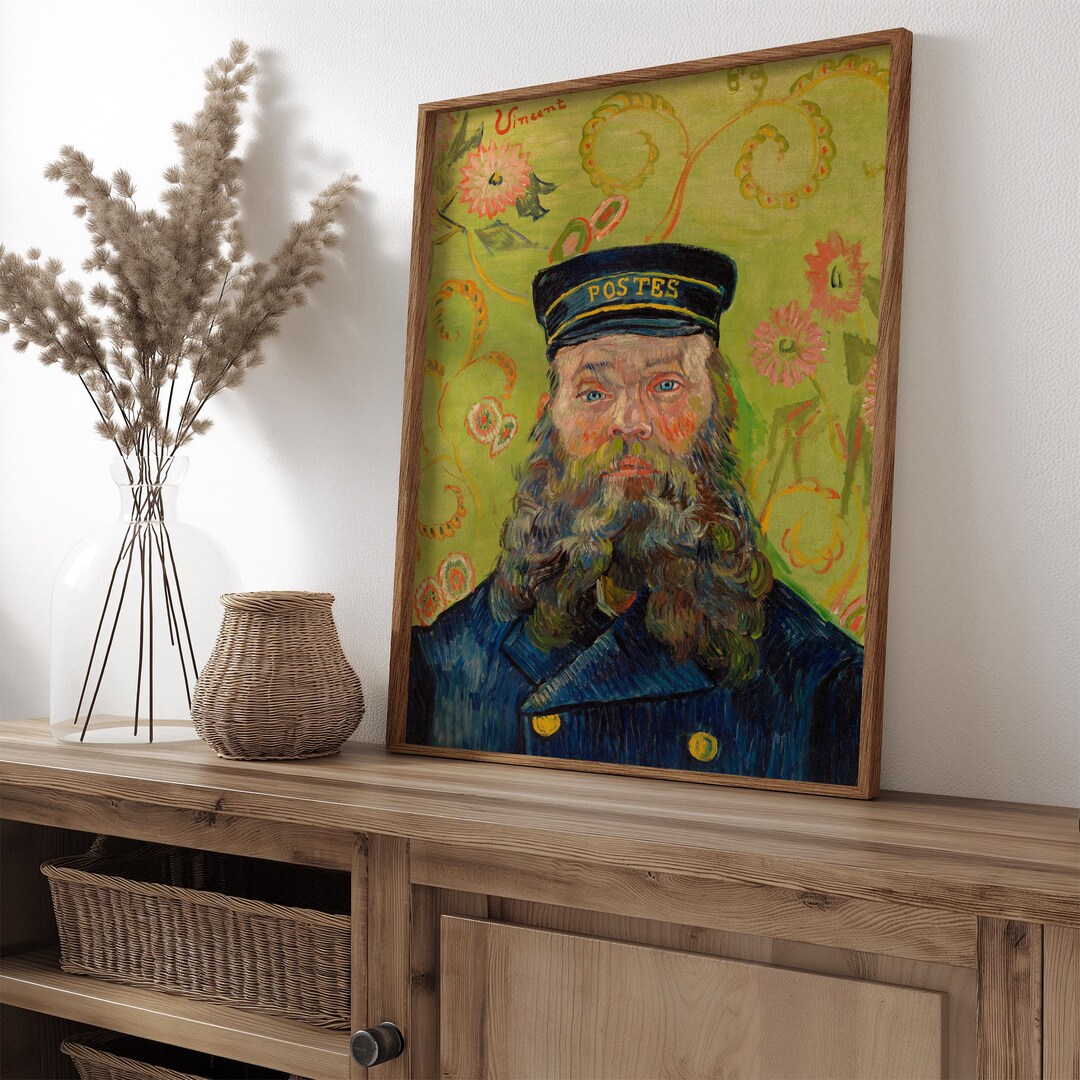 Van Gogh the Postman Instant Digital Download High Resolution Print ...