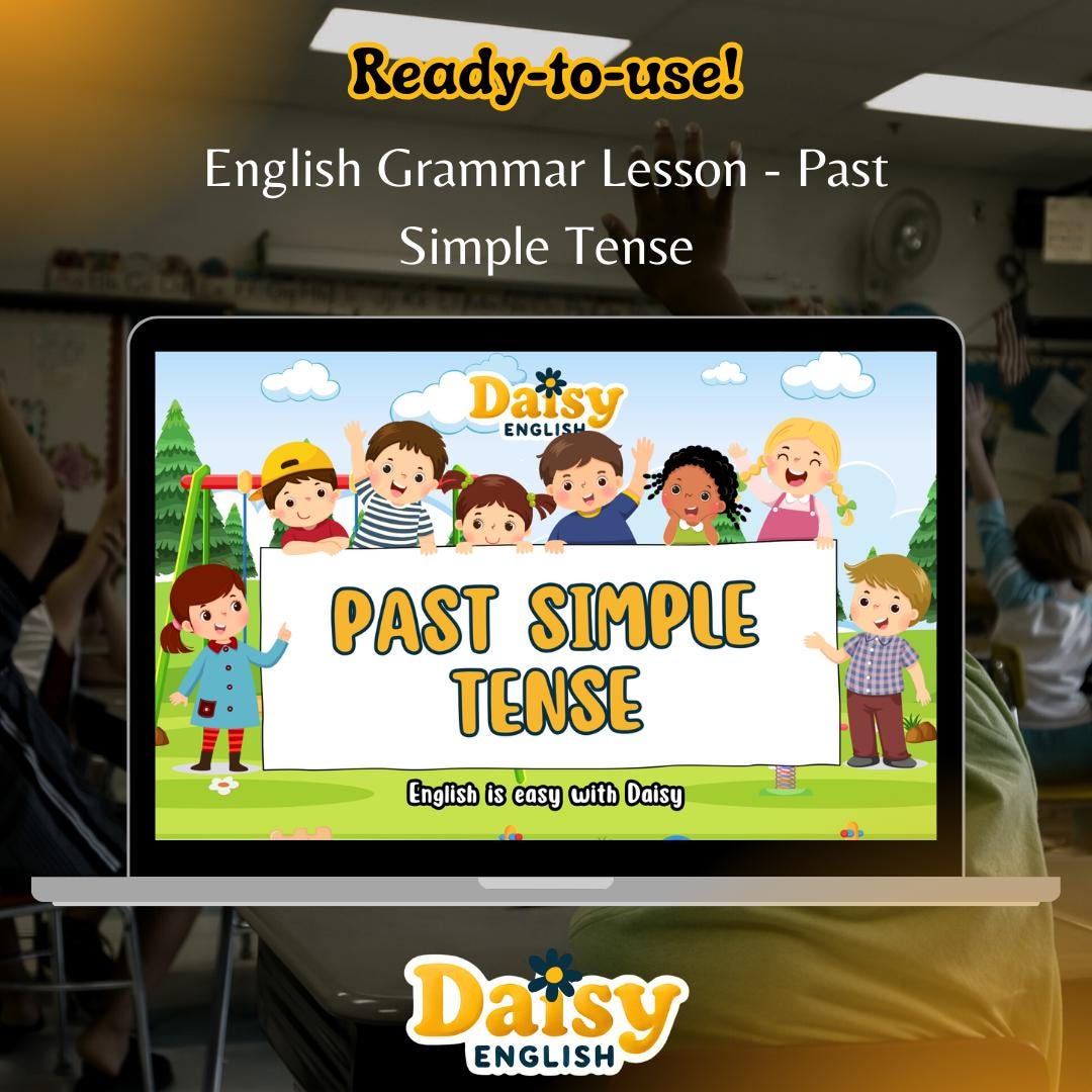 Simple Past Tense: English Grammar Lesson Ready-to-use PDF File With ...