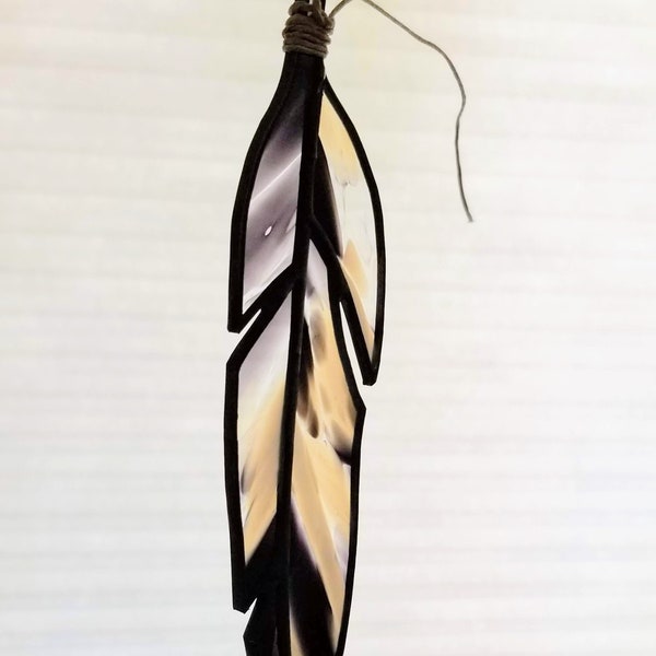 Stain Glass Feather - Etsy