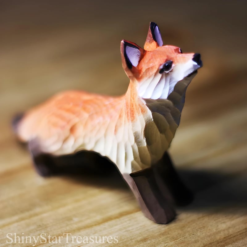 Wooden Fox - Etsy UK