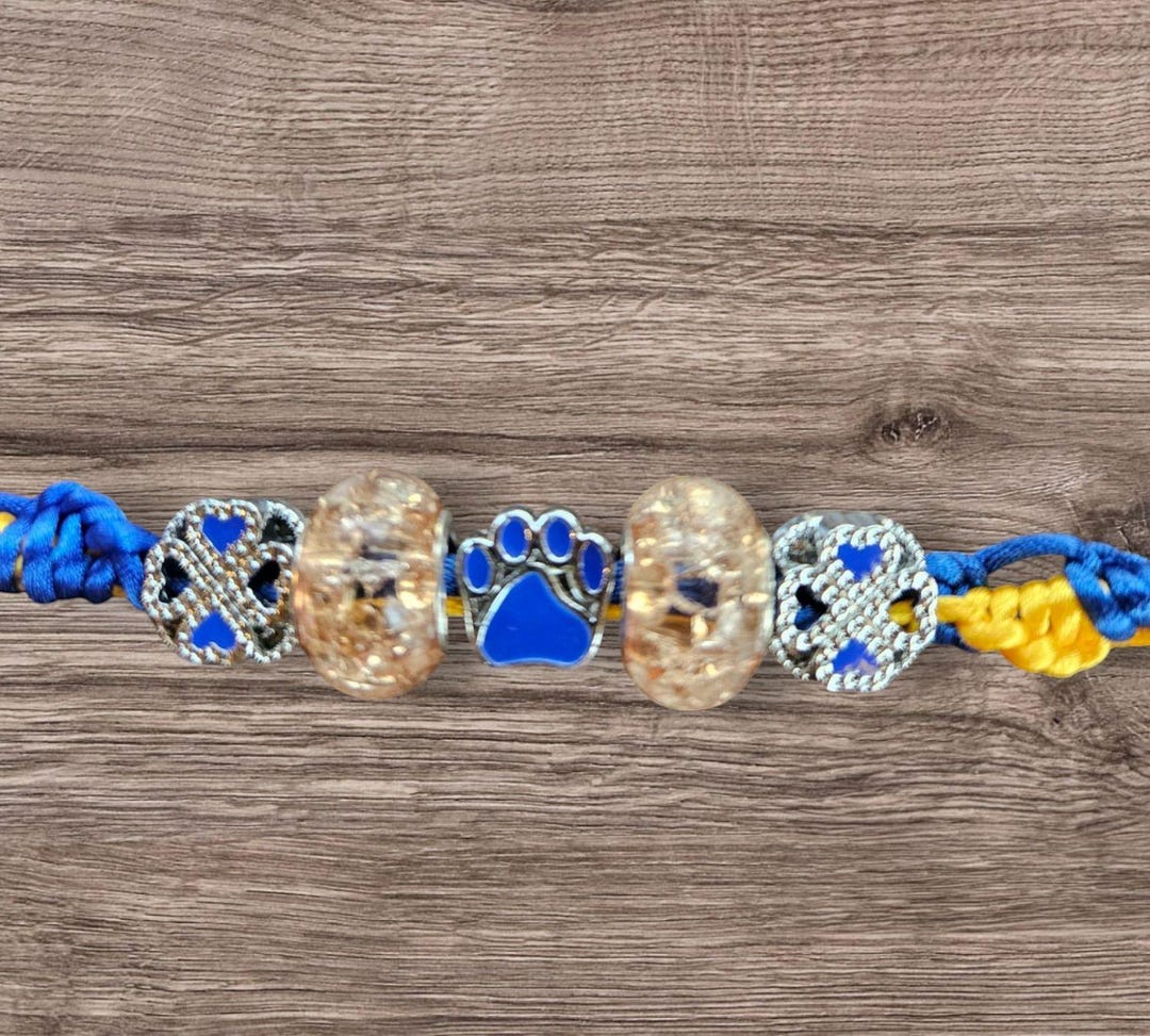 Elegant Dog Show Lead. Dog Leash, Loop Style, Beaded Dog Leash. Braided ...