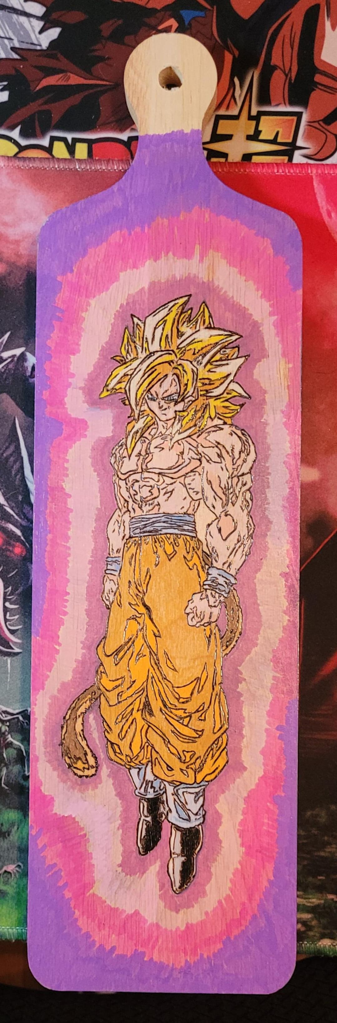 Wood Burned by HAND Dragon Ball "goku" Piece - Etsy