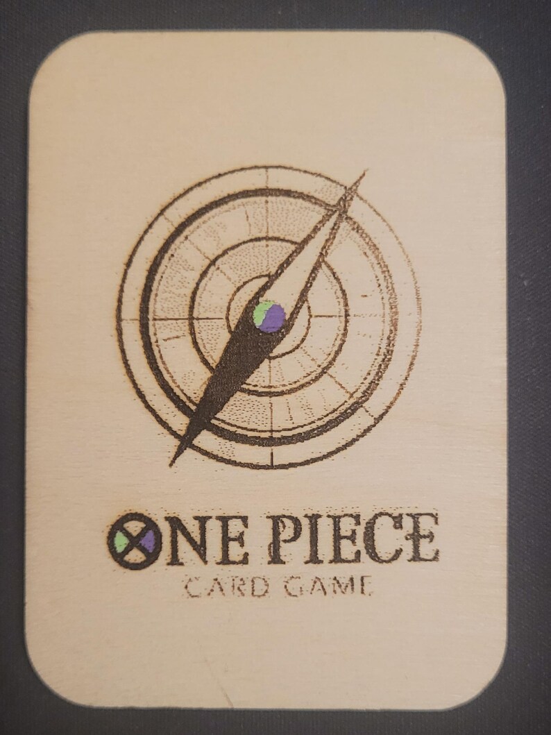 Custom Laser Etched One Piece Purple/green Monkey.d.luffy Leader - Etsy