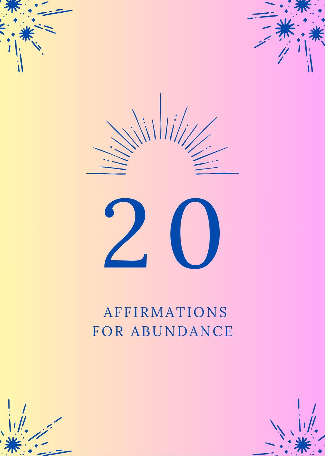 Abundance Affirmation Cards - Etsy