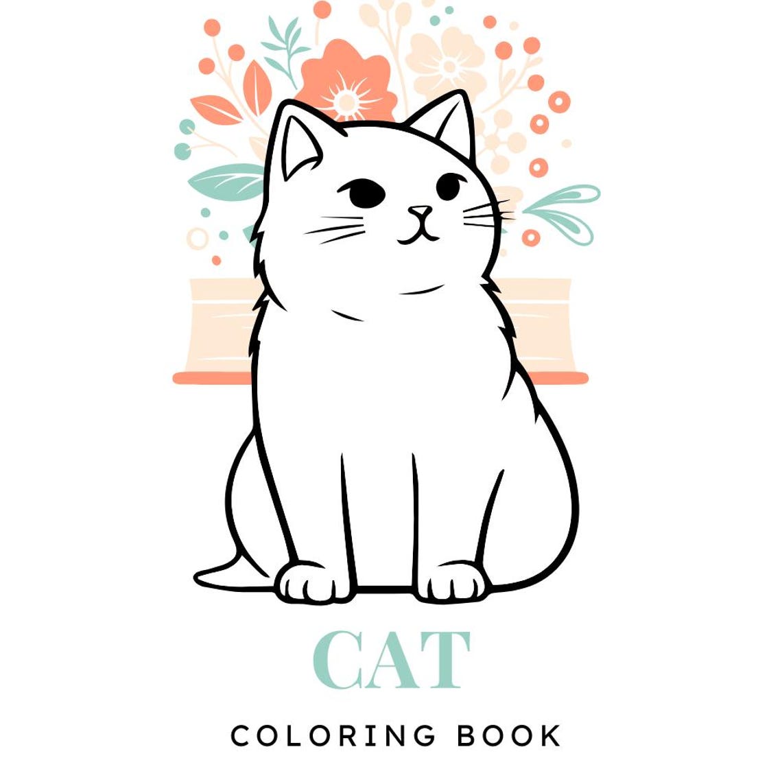 Purrfect Cat Coloring Pages – Instant Download for All Ages to Enjoy ...