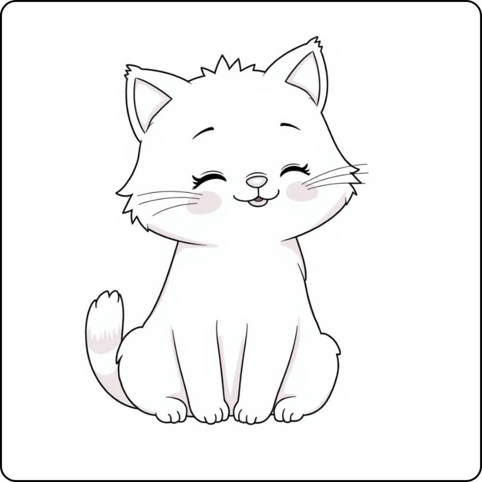 Purrfect Cat Coloring Pages – Instant Download for All Ages to Enjoy ...