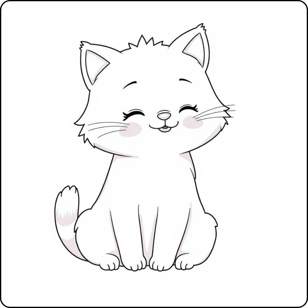 Purrfect Cat Coloring Pages – Instant Download for All Ages to Enjoy ...