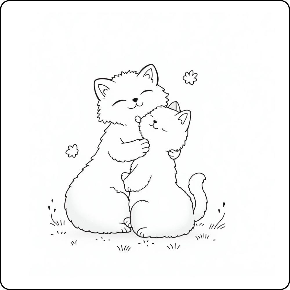 Purrfect Cat Coloring Pages – Instant Download for All Ages to Enjoy ...