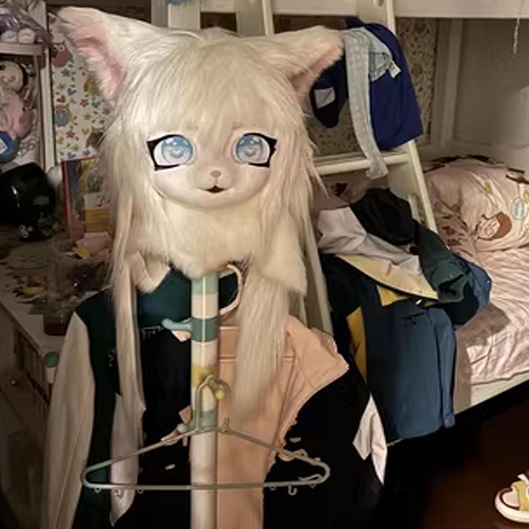 Handmade Fursuit Furry Mask, Cosplay Accessory, Handmade Cosplay ...