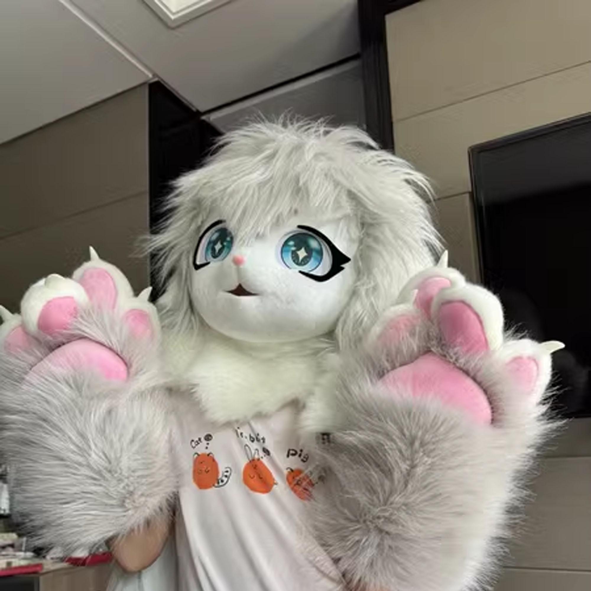 Handmade Fursuit Furry Mask, Cosplay Accessory, Handmade Cosplay ...
