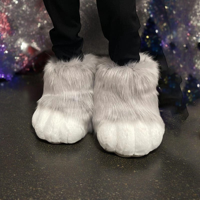Furry Feet Paws - Etsy