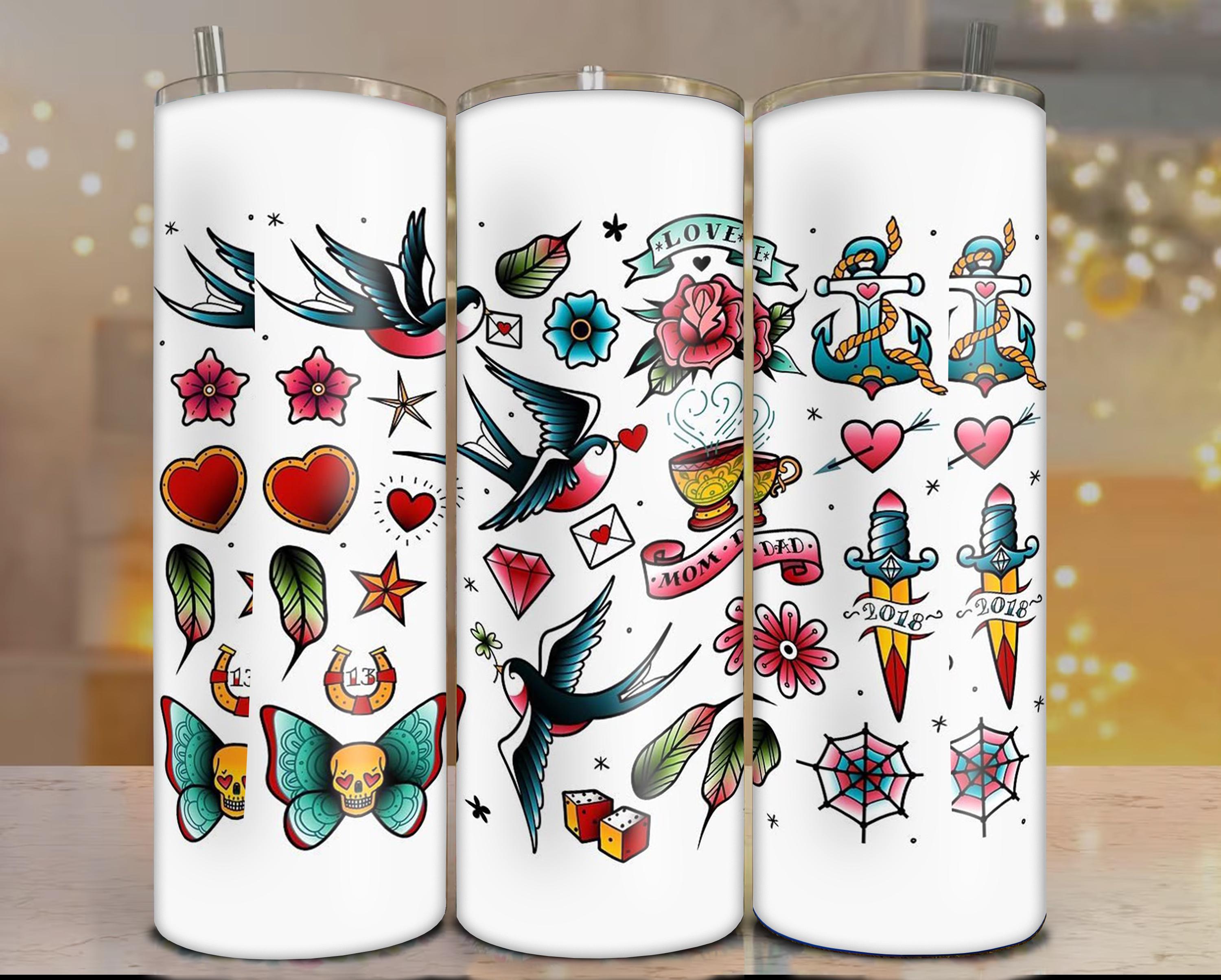Custom Nike Sneaker Skinny Tumbler Wrap 20oz Sublimation Design | JPG ...