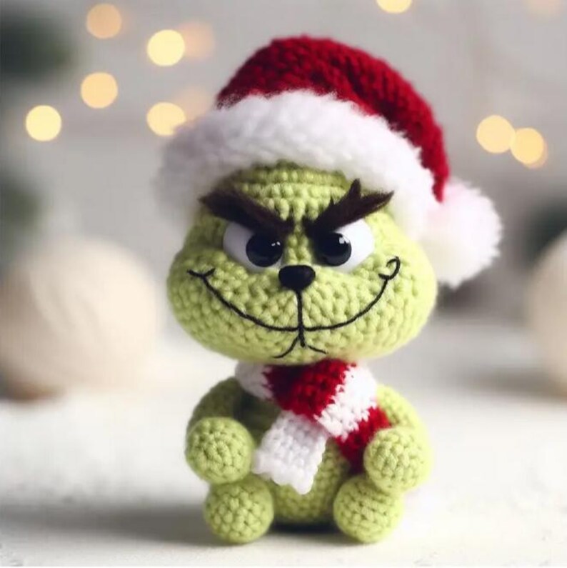 Grinch Amigurumi Crochet Pattern | Christmas Toy DIY (PDF) - Etsy