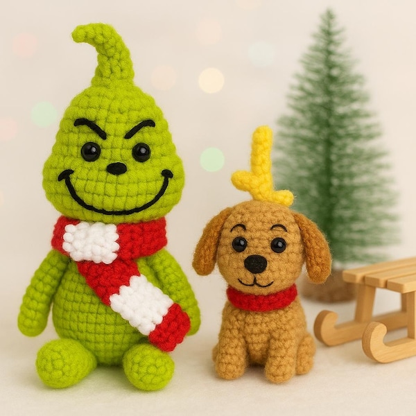 Png Grinch Crochet - Etsy UK