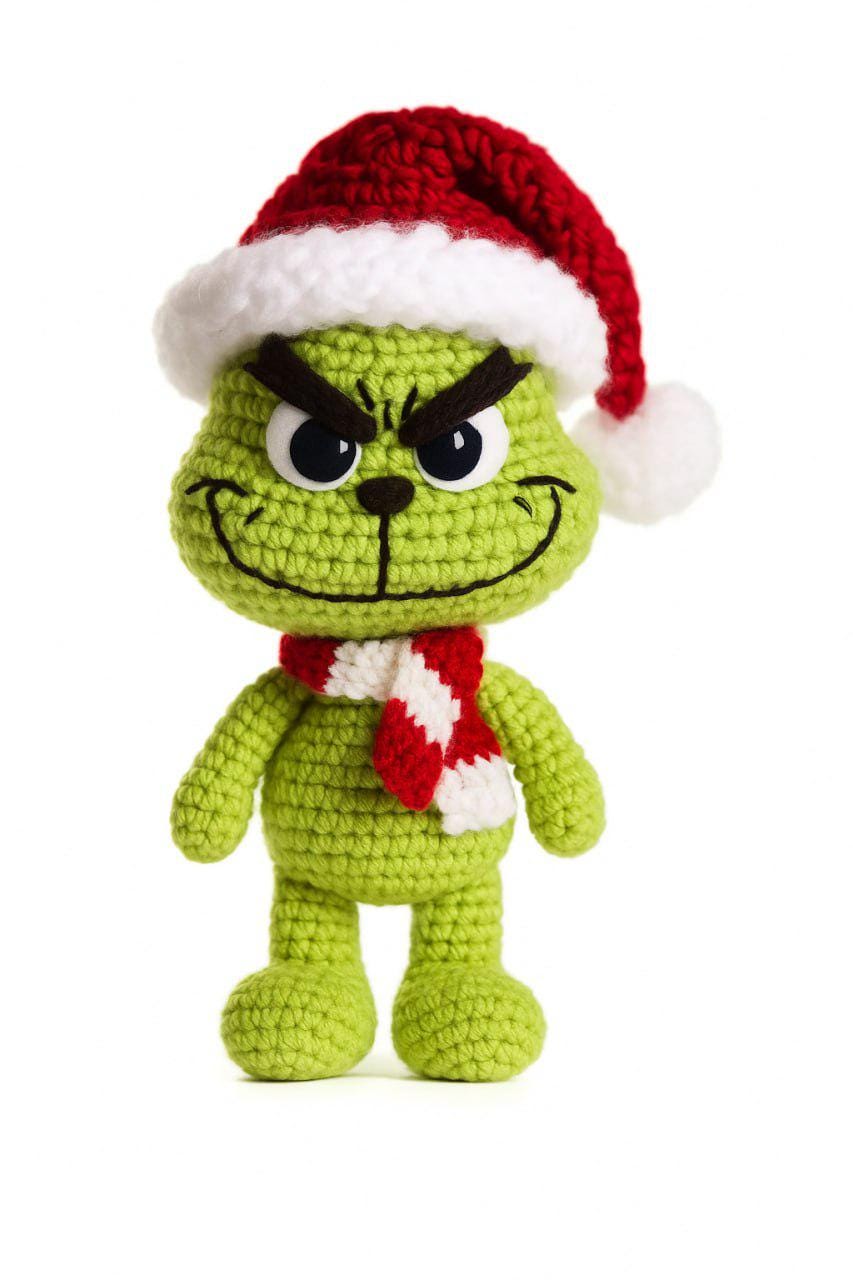 Grinch Amigurumi Crochet Pattern | Christmas Toy DIY (PDF) - Etsy