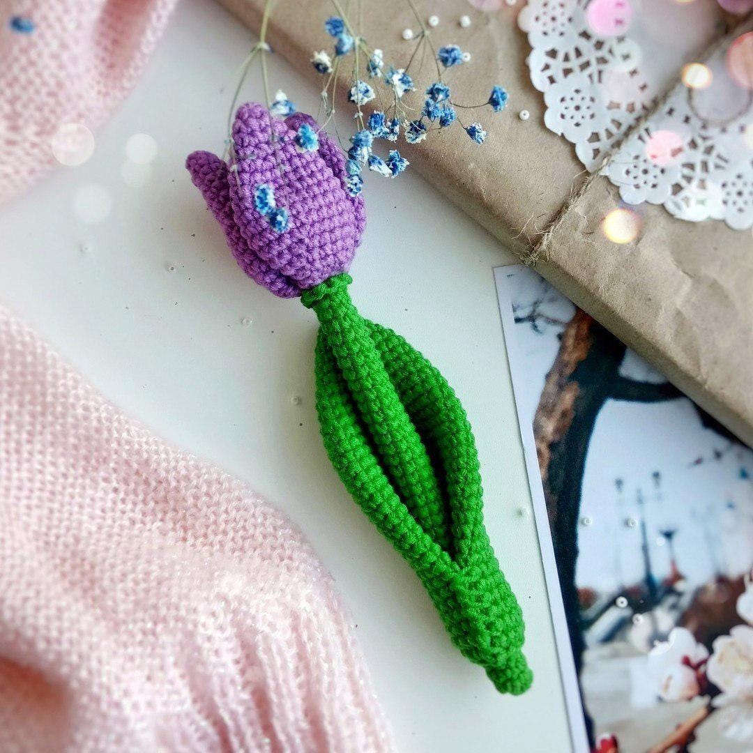 Knitting Pattern - Rose Flower, PDF Pattern, Knitting Pattern Crochet ...