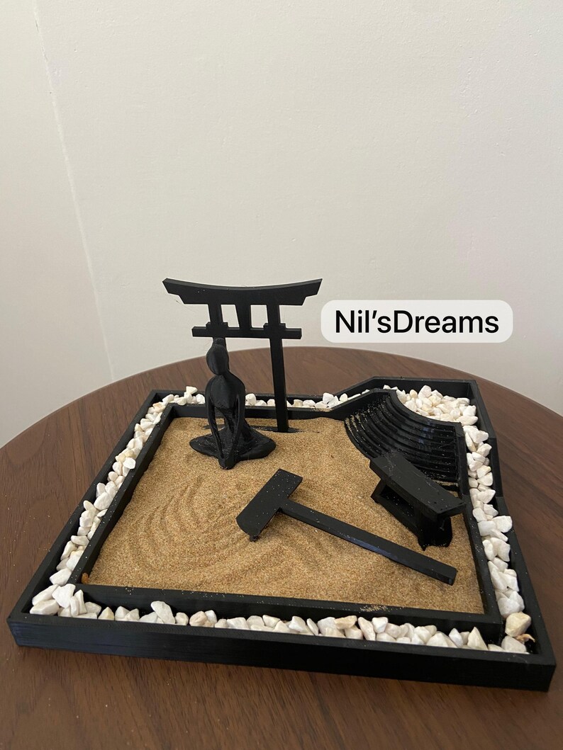 Zen Garden Set With Sand, Stones, Rake & Japanese Decor – Desktop ...