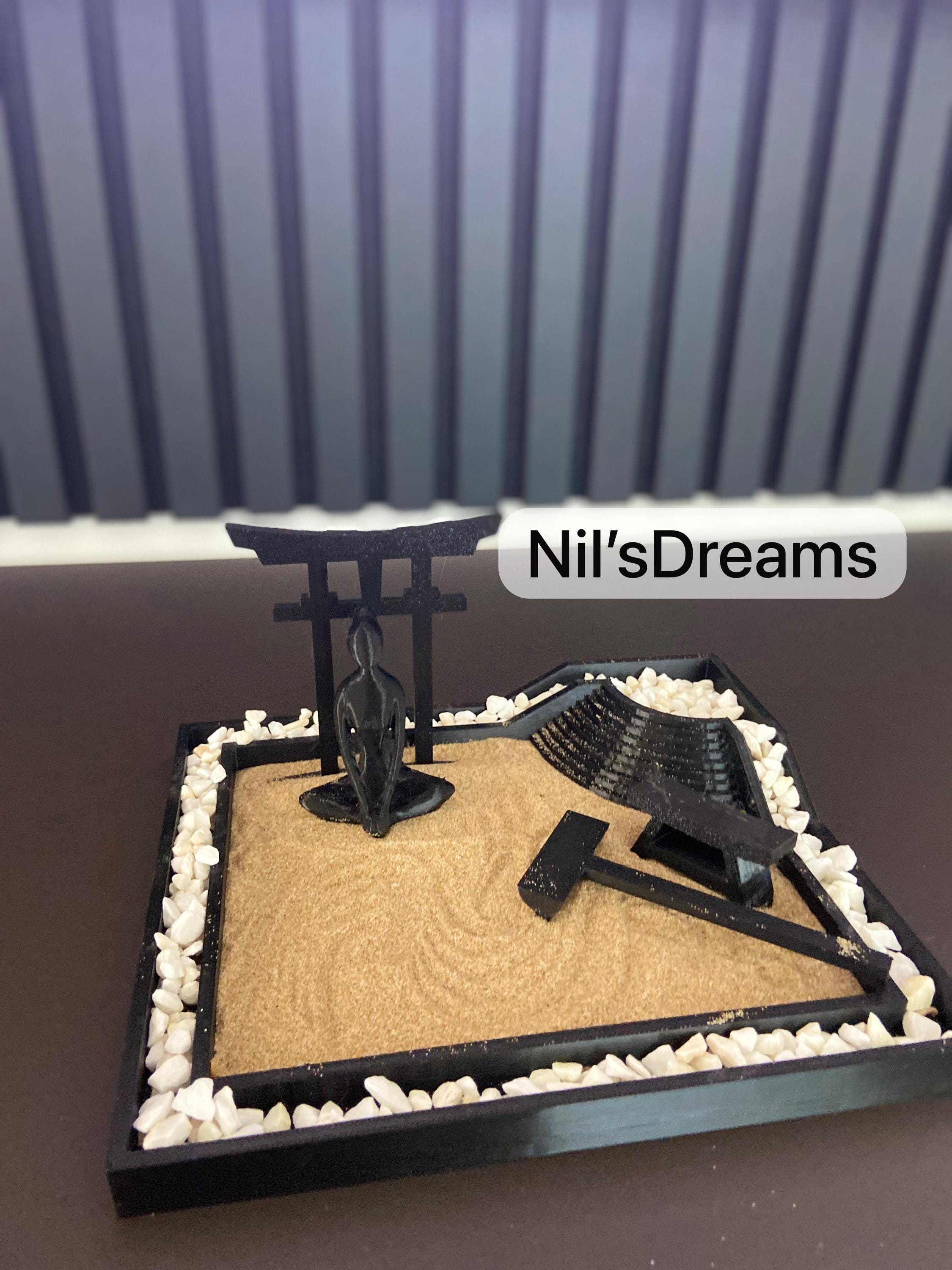 Zen Garden Set With Sand, Stones, Rake & Japanese Decor – Desktop ...