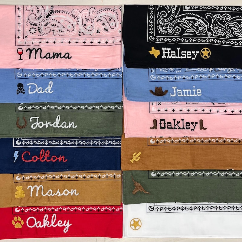 Western Cowgirl Bandana - Etsy