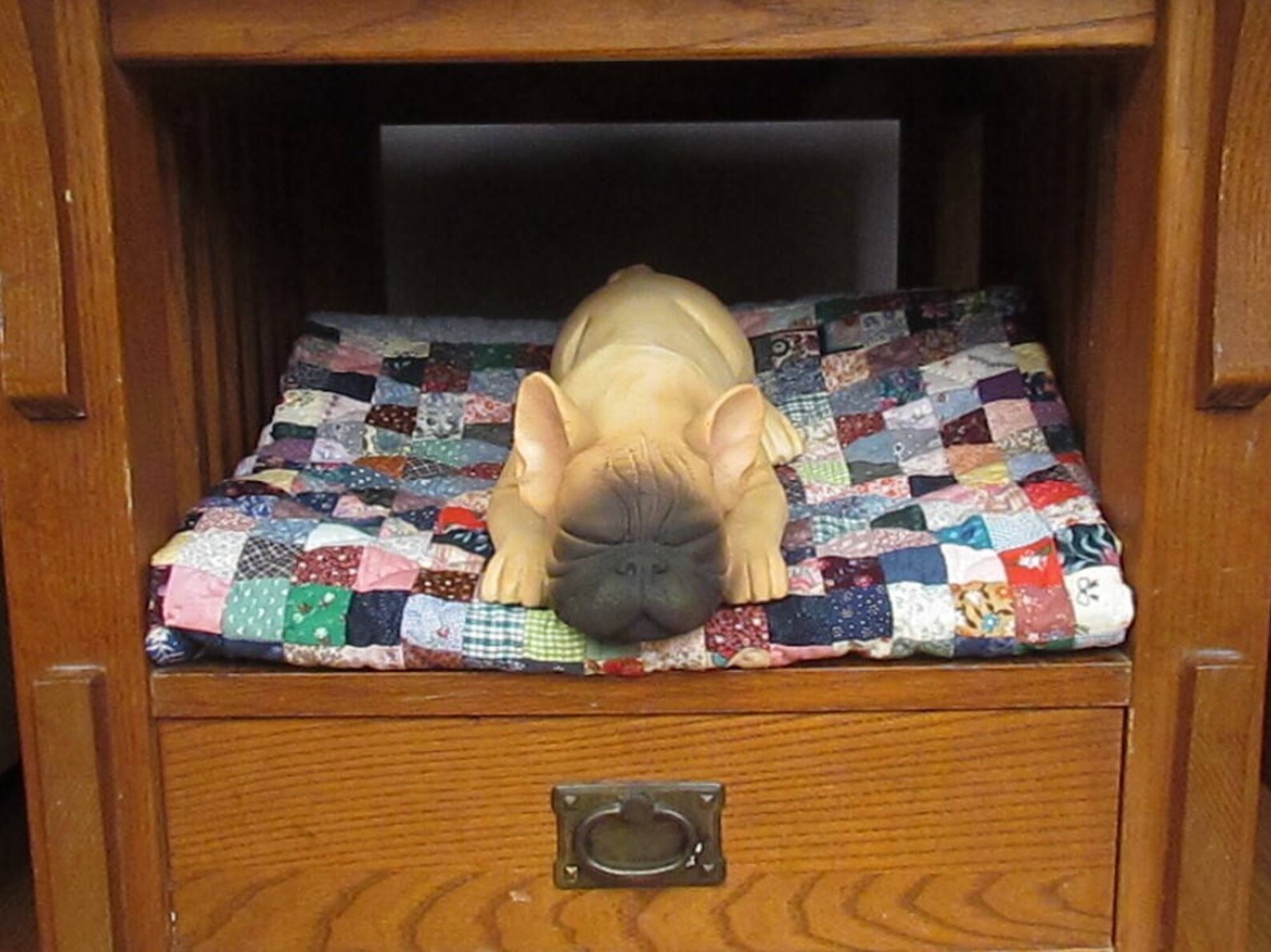 Frenchie Cremation Urn in Stoneware - Etsy