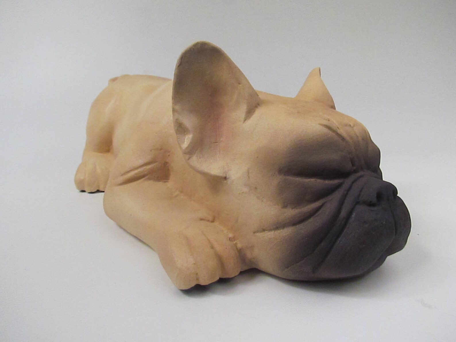 Frenchie Cremation Urn in Stoneware - Etsy
