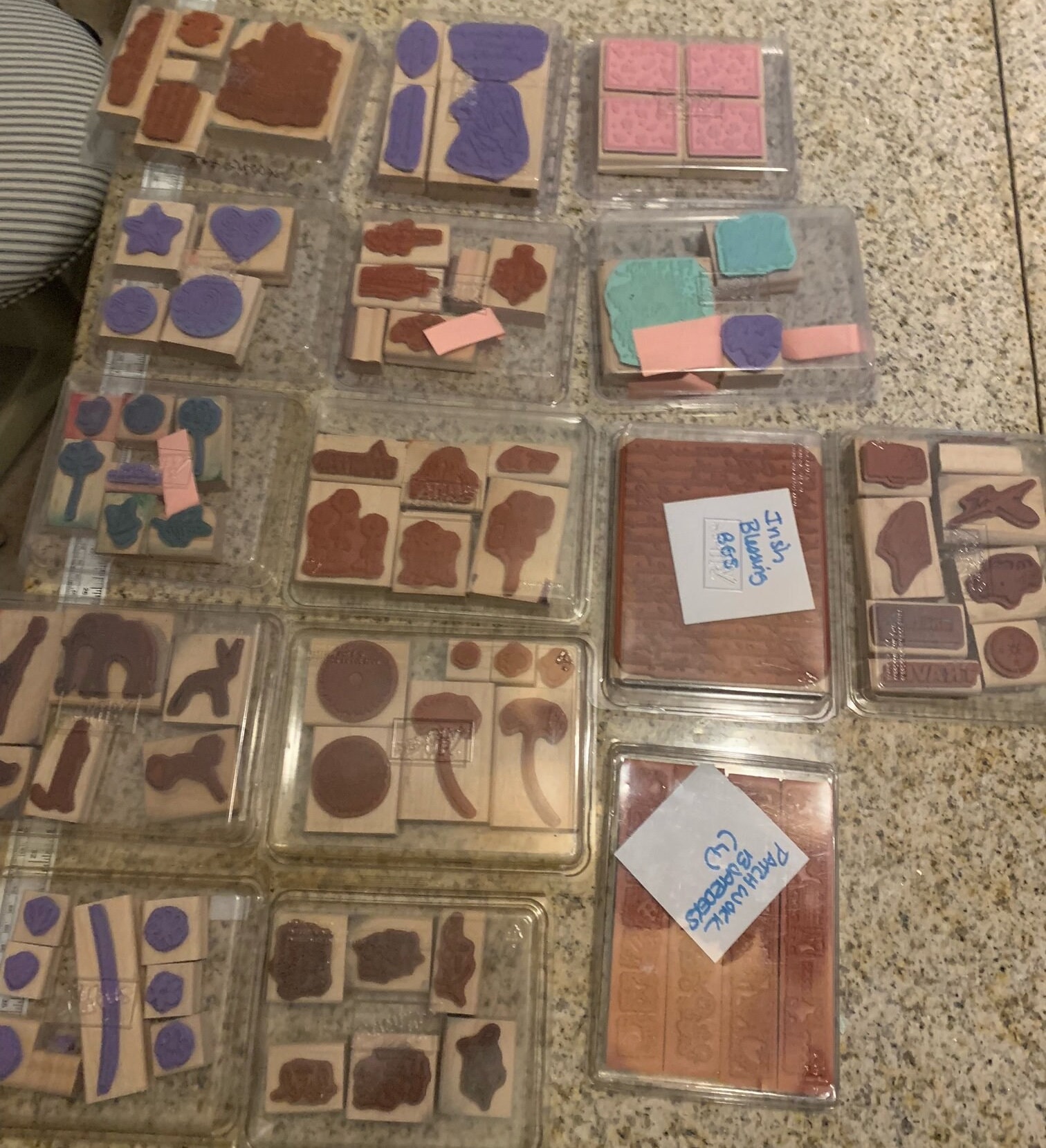 Pick Your Set Stampin' Up! Collectors Wooden Stamp Alphabet Set ...