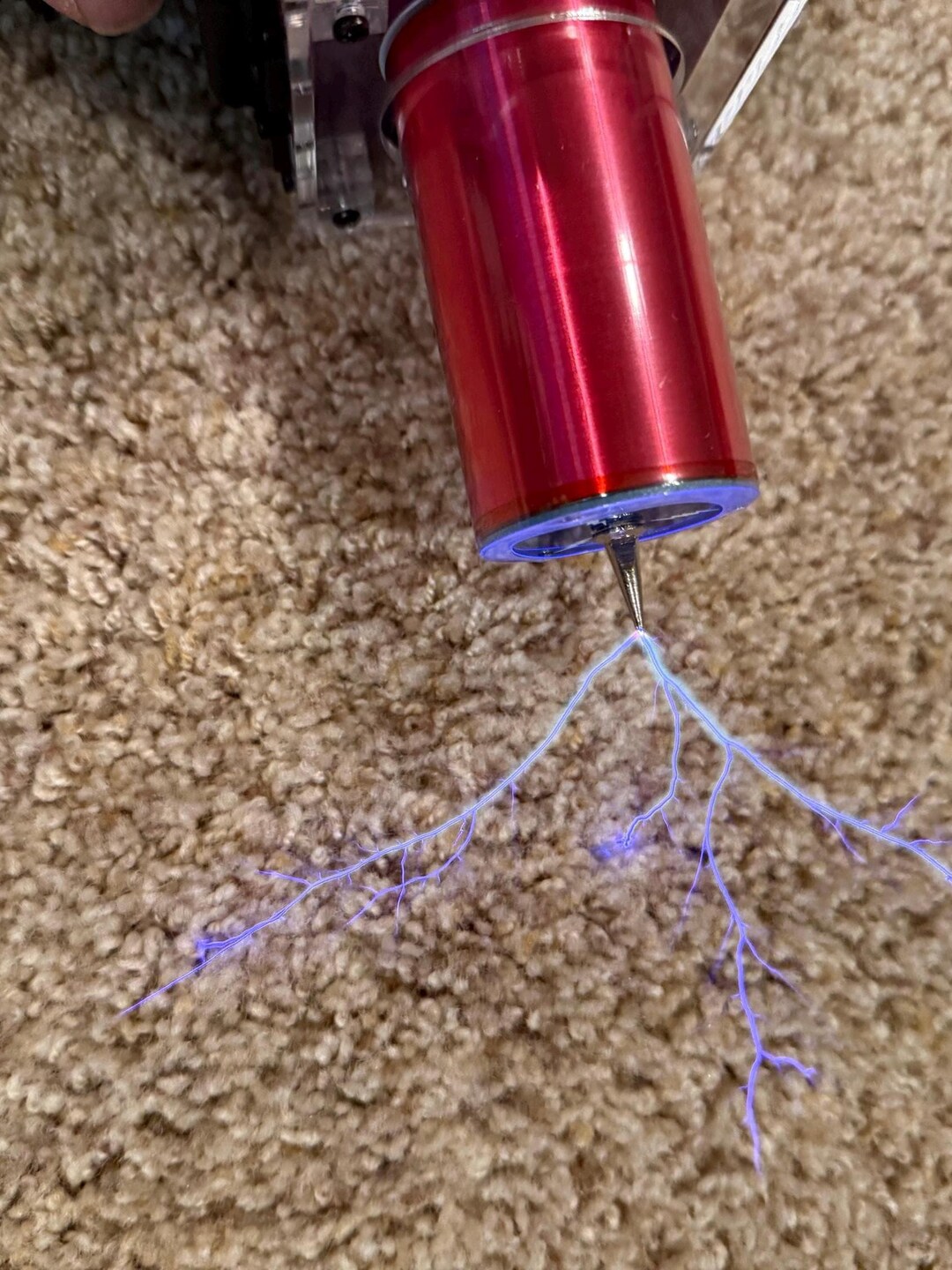 Tesla Coil Handheld Gun. Non Lethal. More Than a Toy Since It Really ...