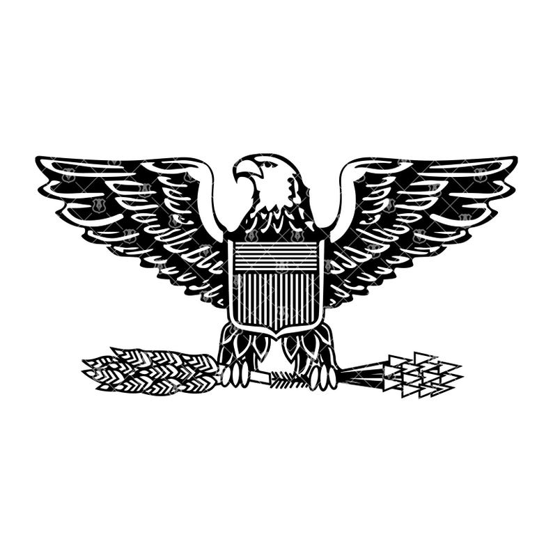 Colonel Eagle Insignia SVG: Military Rank Vector (digital Download) - Etsy