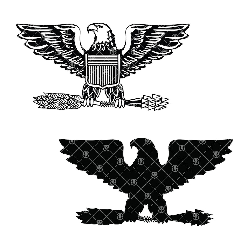 Colonel Eagle Insignia SVG: Military Rank Vector (digital Download) - Etsy