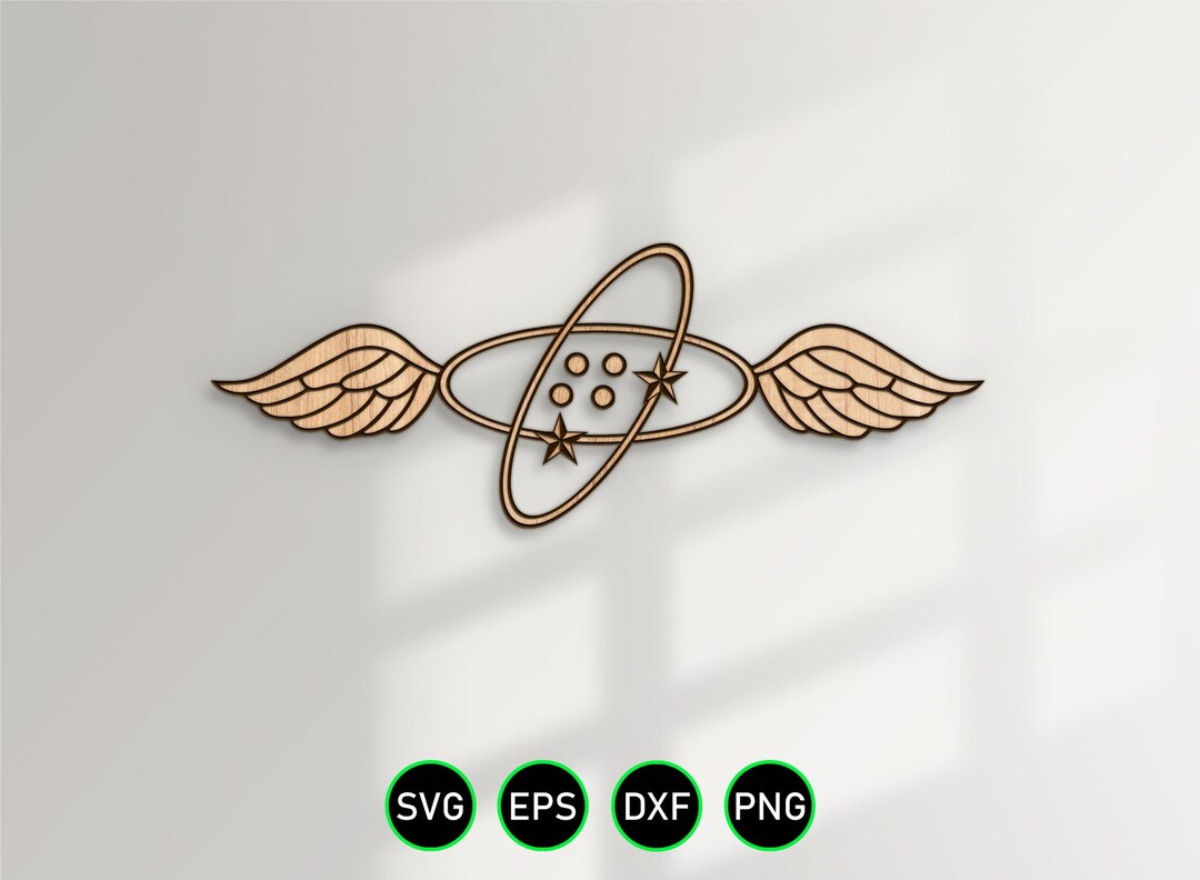 Coast Guard AET Rating Pin SVG: CNC Laser Vinyl Cut Files - Etsy
