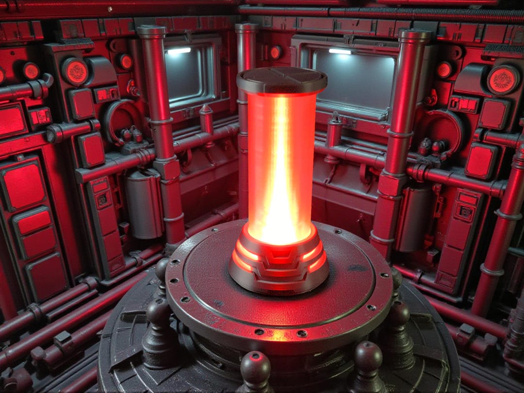 Sci-fi Warp Core Light | 3D Printed Reactor | Color Changing Night ...