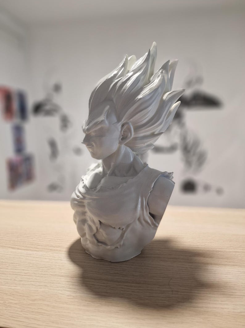 Vegeta Bust / Majin Vegeta - Etsy