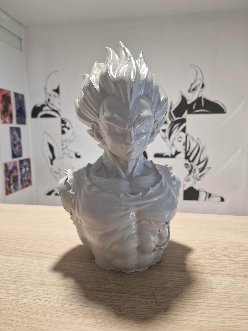 Vegeta Bust / Majin Vegeta - Etsy