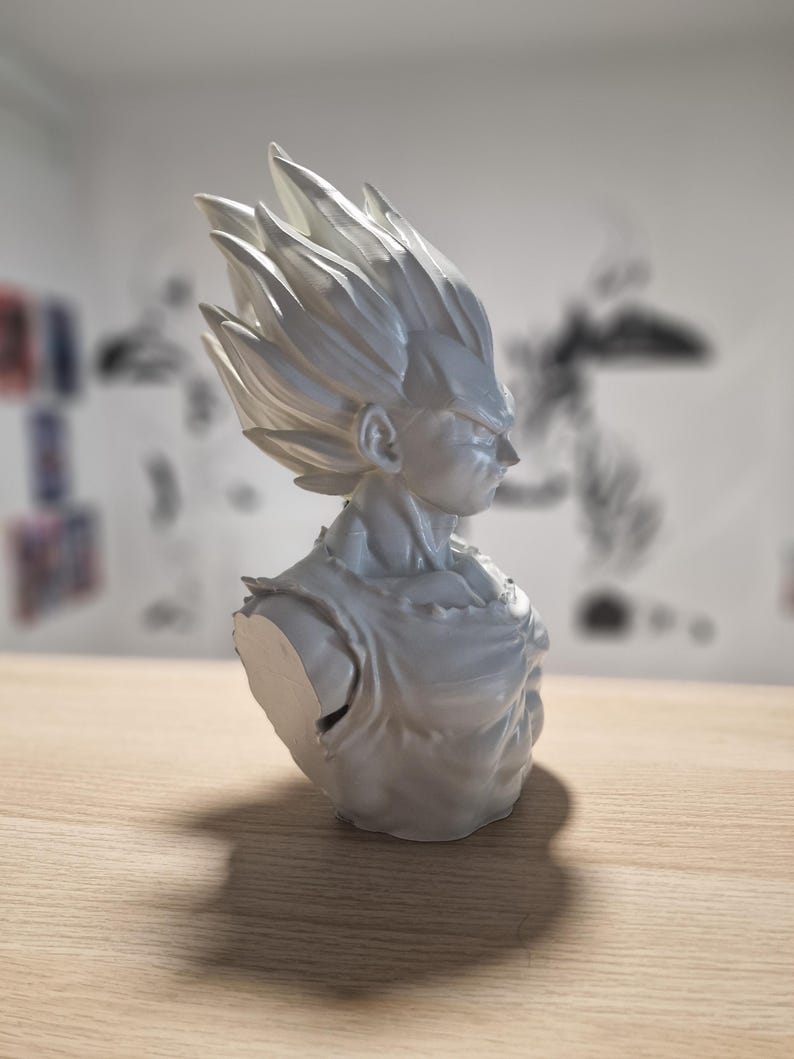Vegeta Bust / Majin Vegeta - Etsy