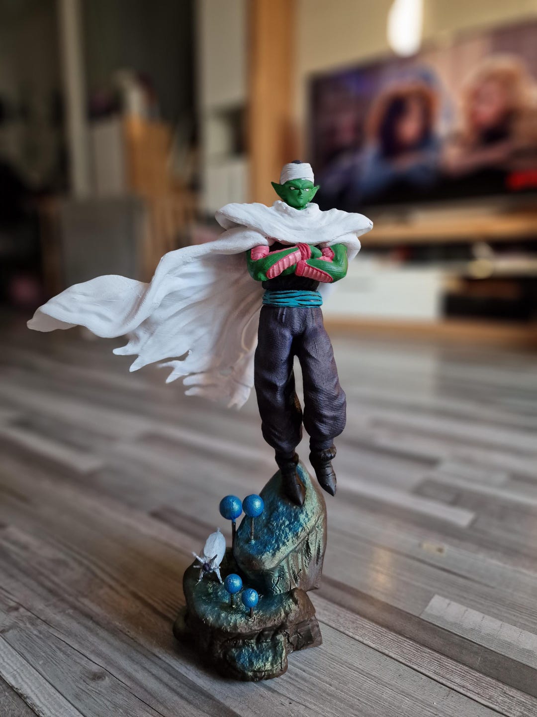 Hand Painted Piccolo Figure: Dragon Ball Z 3D Printed Statue - Etsy