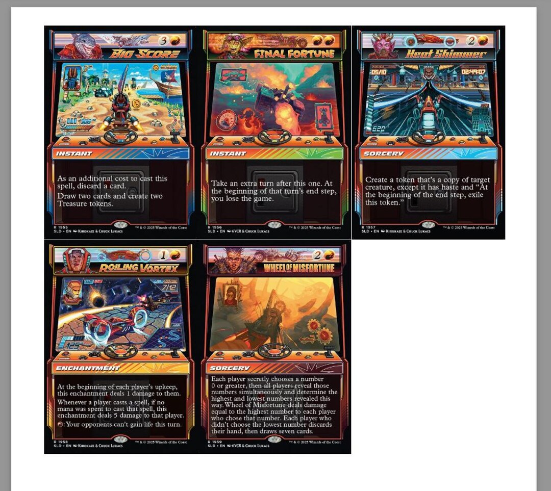 Arcade Racers Vehicle Bundle – PRINTABLE Pre-made Proxy Aetherdrift PDF ...