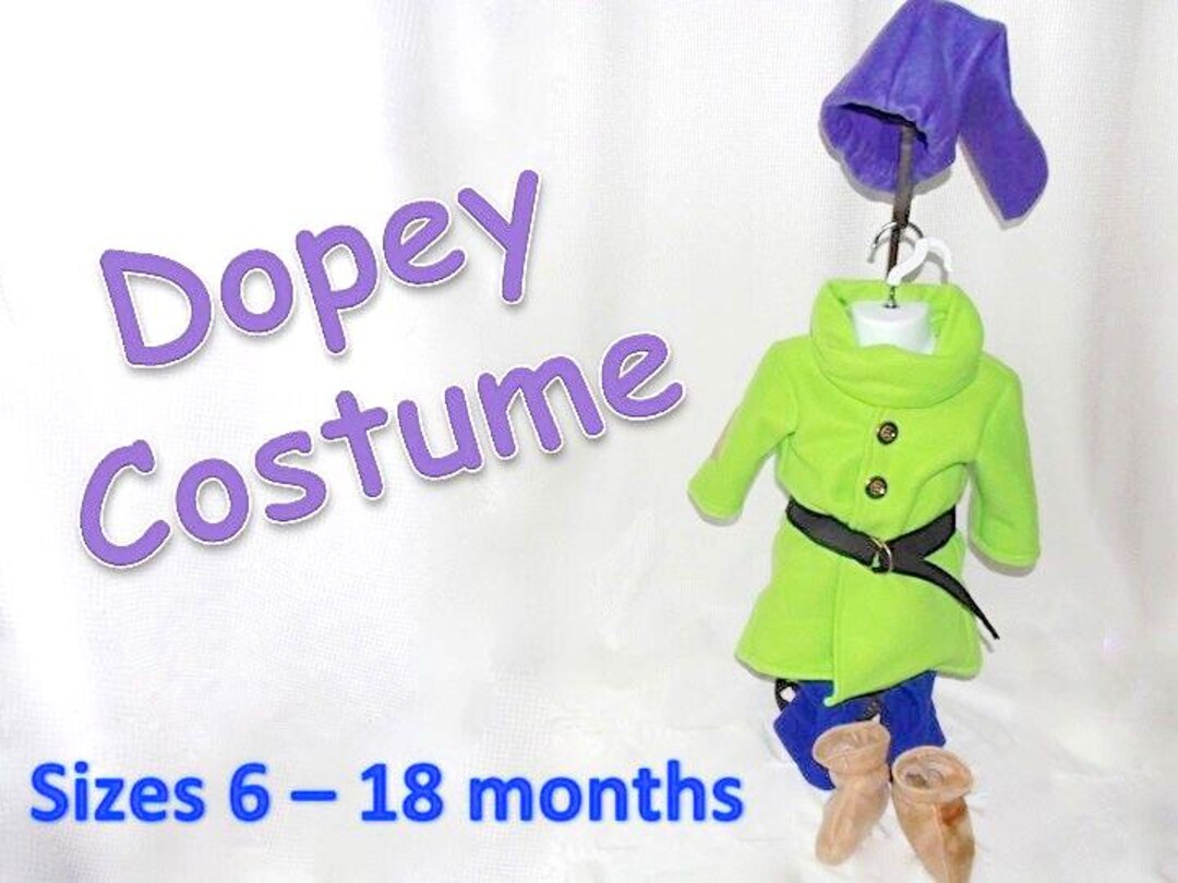 Baby 6, 12 and 18 Month Dopey Dwarf Costume From Disney's Snow White - Etsy