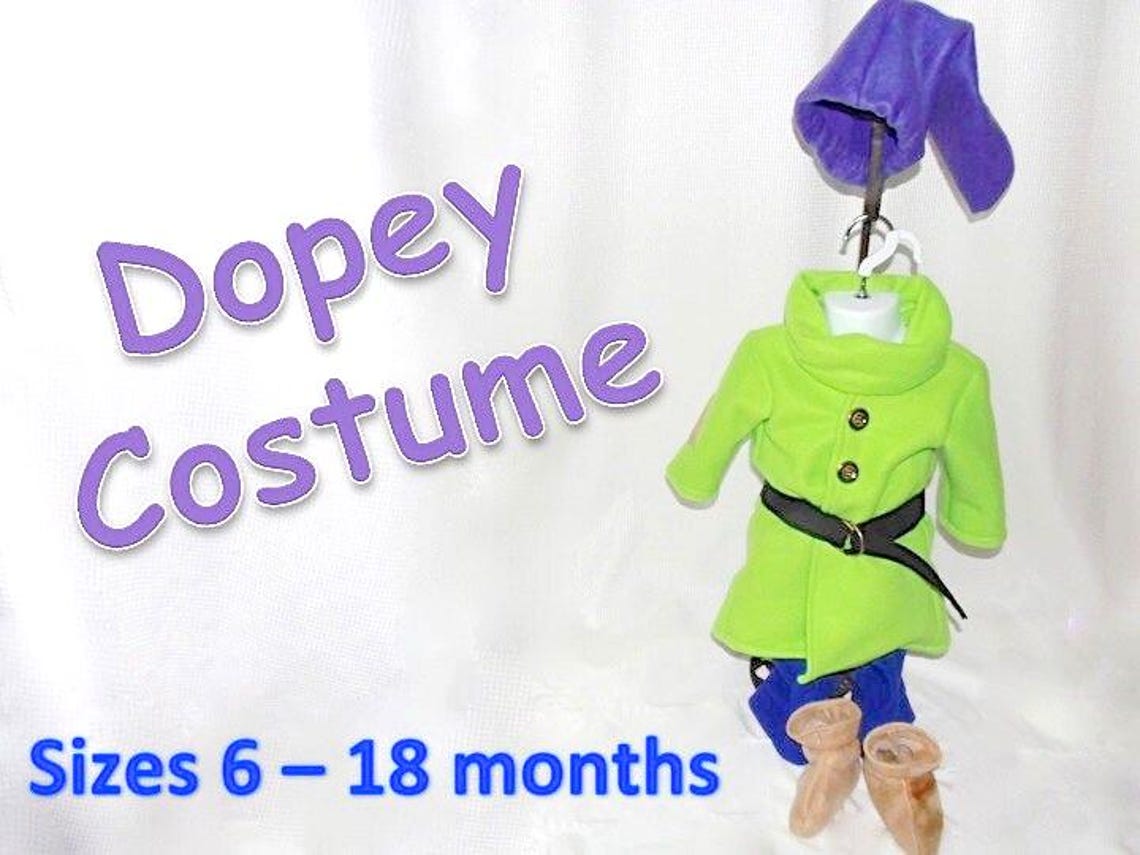 Baby 6, 12 and 18 Month Dopey Dwarf Costume From Disney's Snow White - Etsy