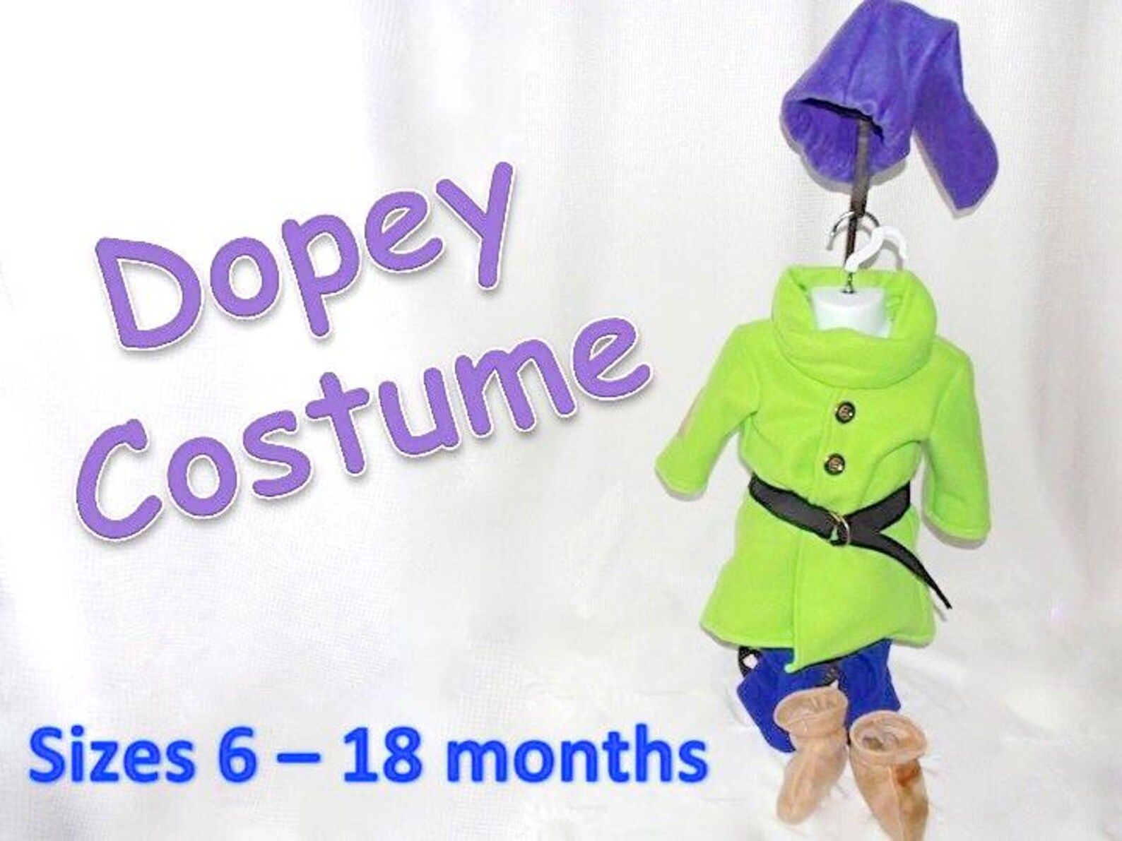 Baby 6, 12 and 18 Month Dopey Dwarf Costume From Disney's Snow White - Etsy