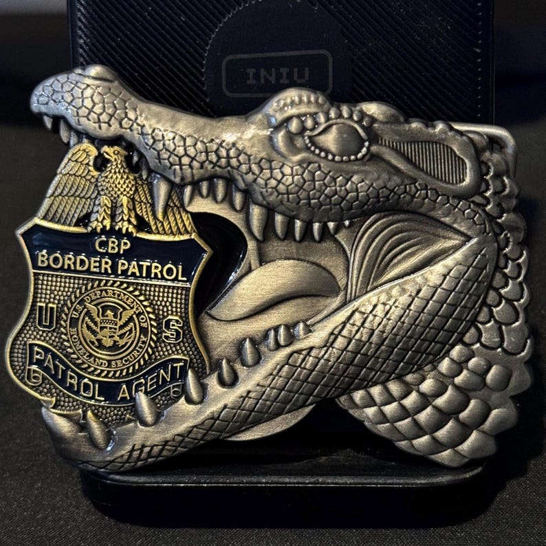 CBP Border Patrol Florida Alligator Alcatraz BPA Customs Agent ...