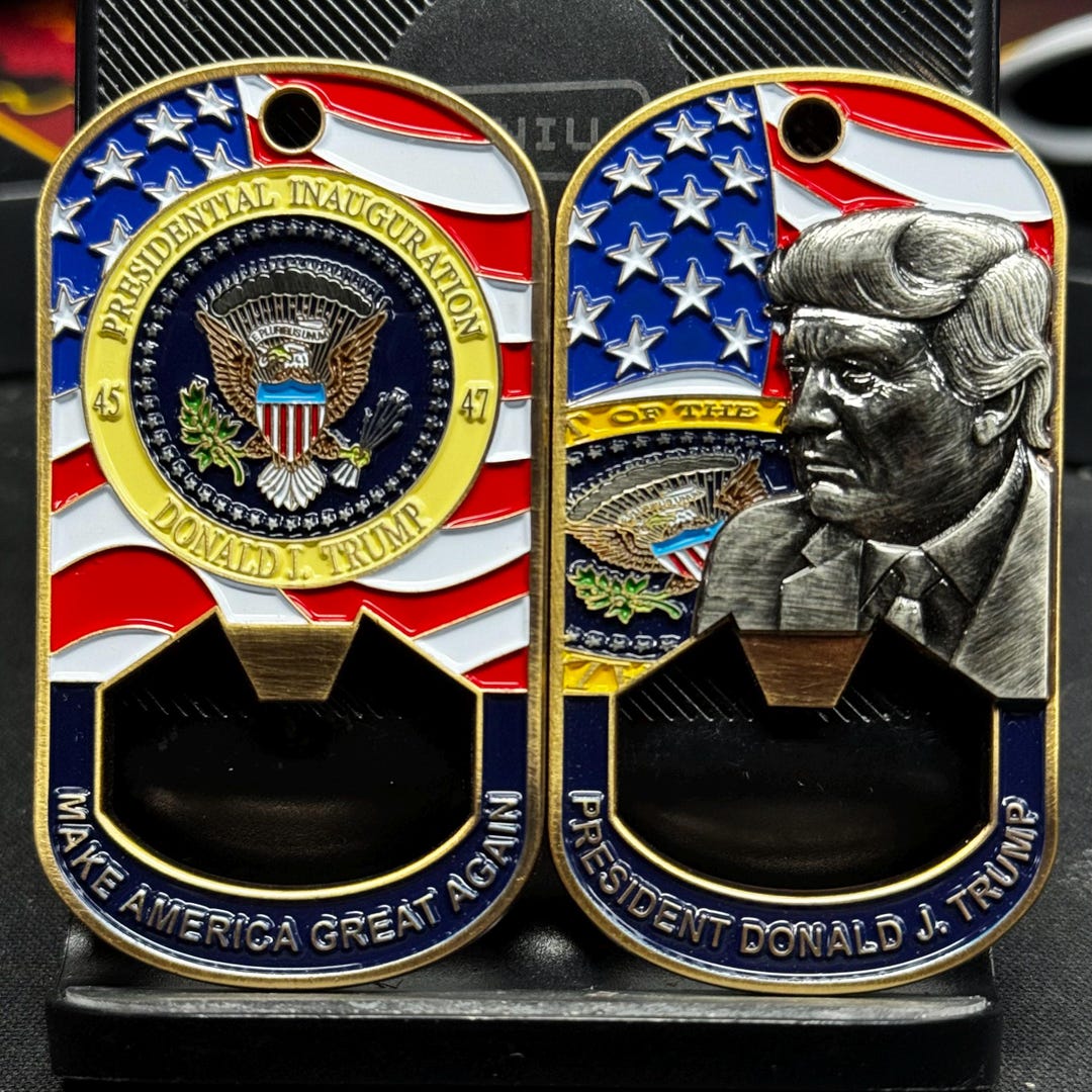 47th President Trump Inauguration Bottle Opener MAGA Challenge Coin - Etsy