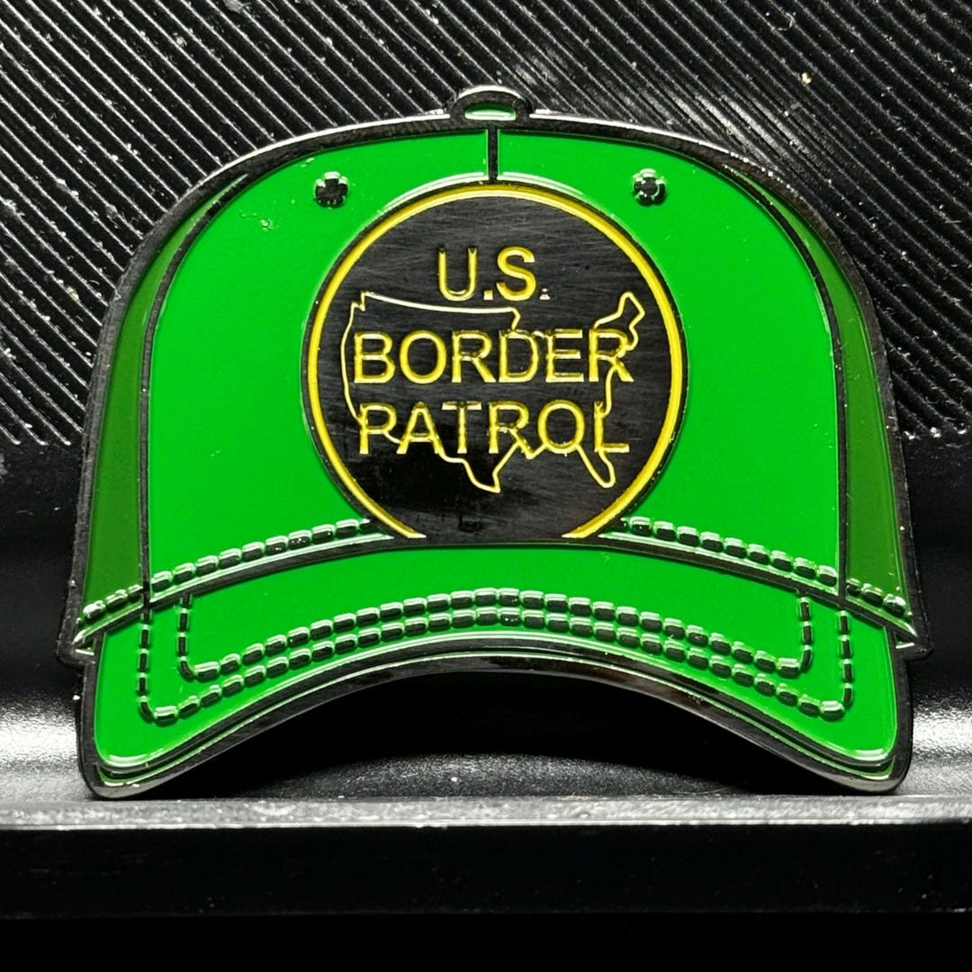 Thin Green Line CBP Border Patrol Agent Hat Challenge Coin - Etsy