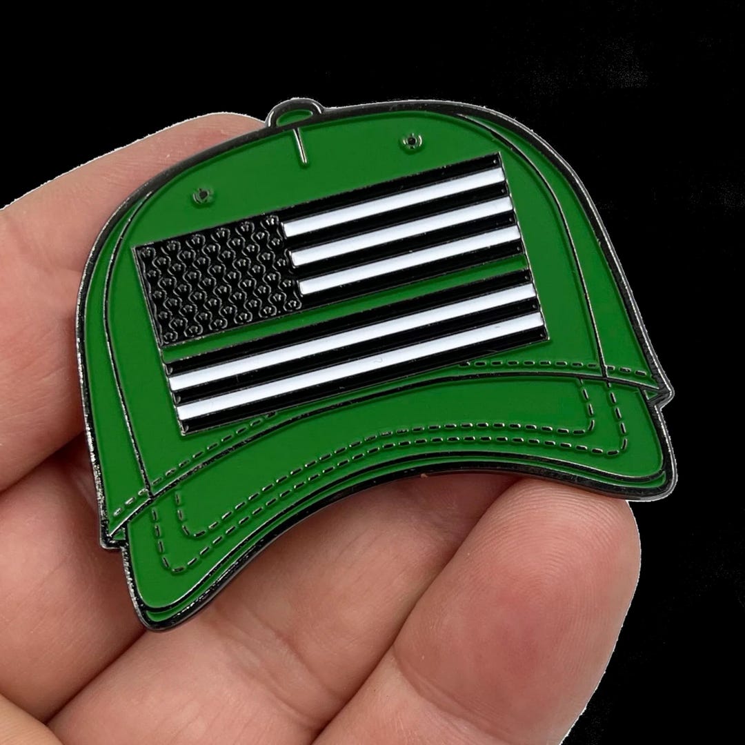Thin Green Line Hat PIN CBP Border Patrol Agent US Army - Etsy
