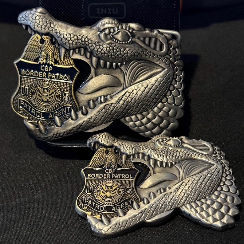 CBP Border Patrol Florida Alligator Alcatraz BPA Customs Agent ...