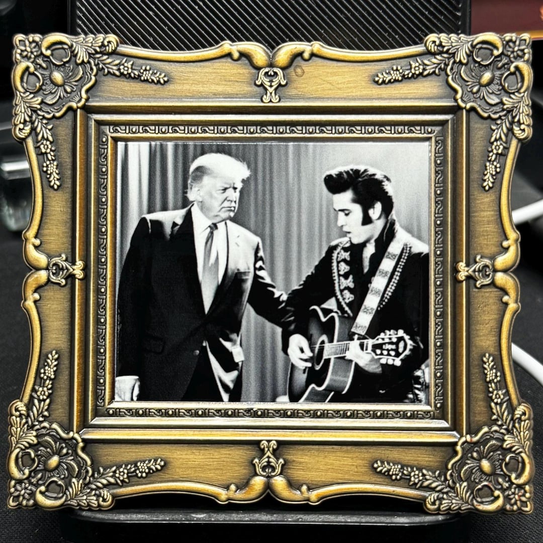 President Donald J. Trump for Elvis Fans Challenge Coin Army Veteran - Etsy