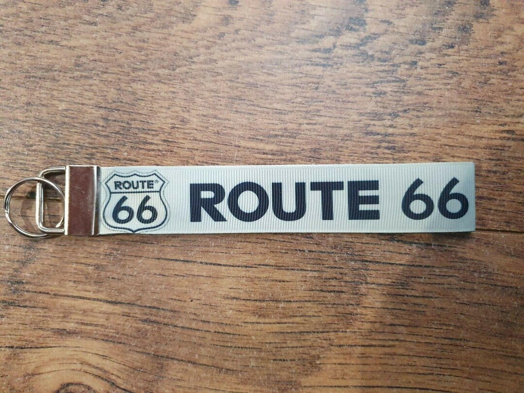 Route 66 Road Sign Biker Motorcycle Harley Indian Usa States Keyring ...