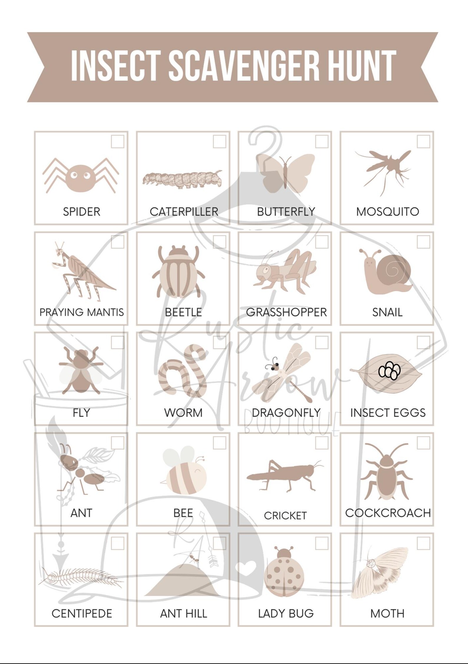 Kids Scavenger Hunt Bundle - Etsy