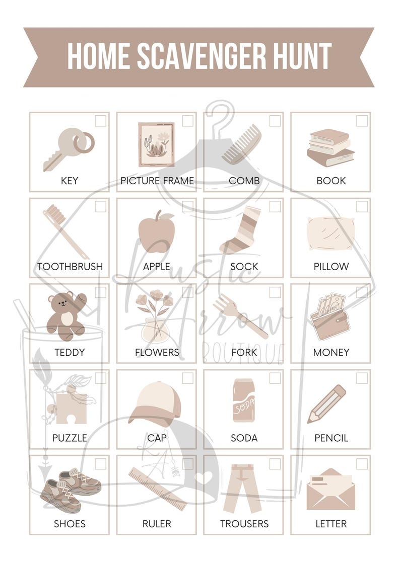 Kids Scavenger Hunt Bundle - Etsy