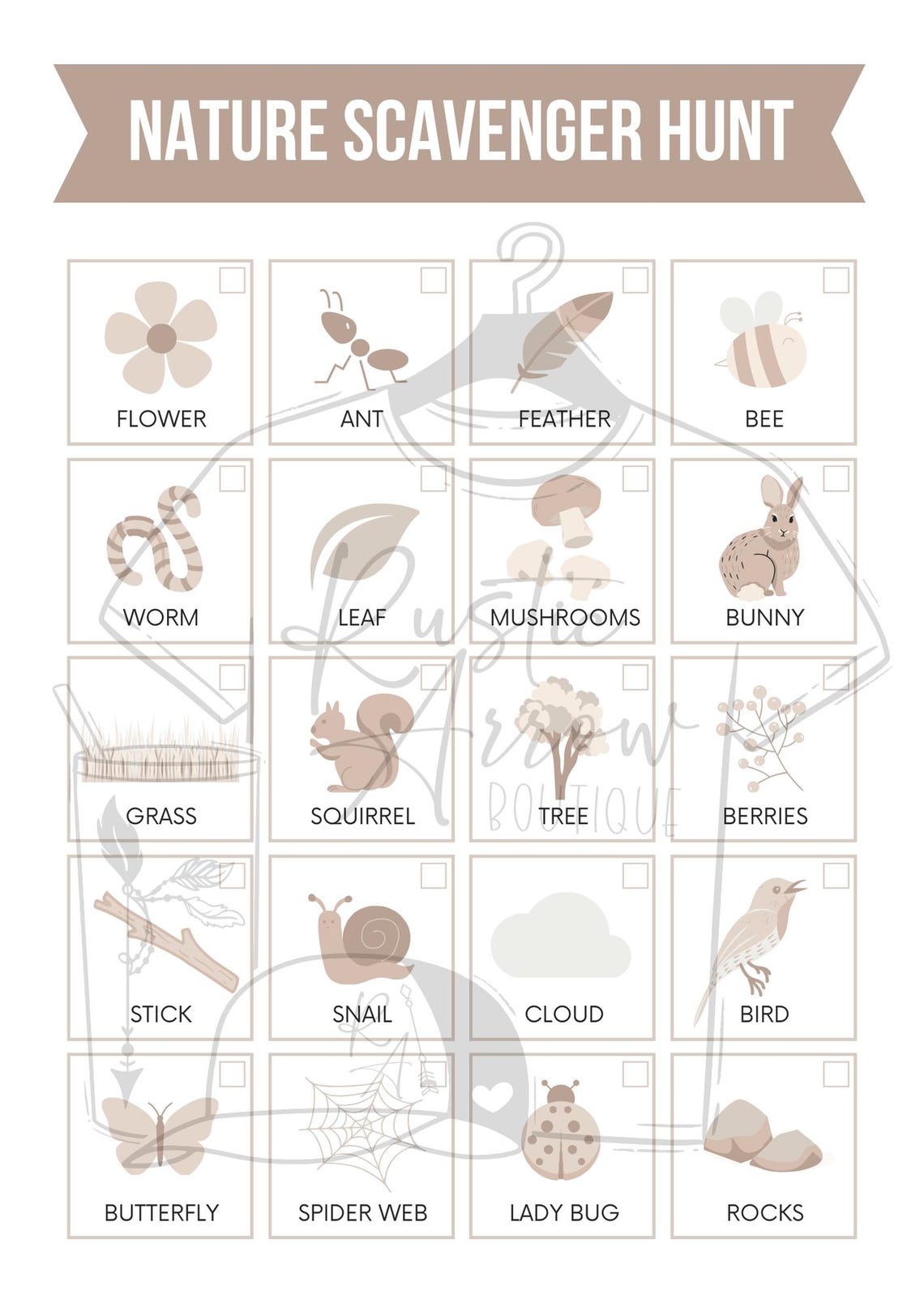 Kids Scavenger Hunt Bundle - Etsy